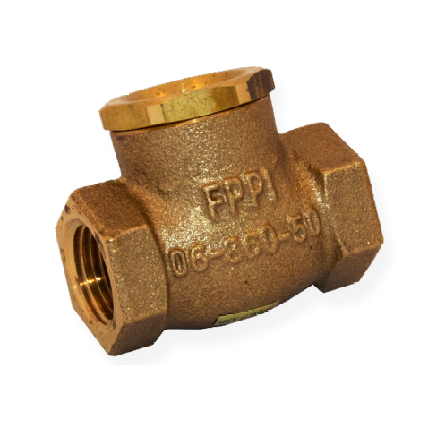 FPPI 06-860 1/2" Swing Check Valve with 3/32" Orifice - For Pressure S ...