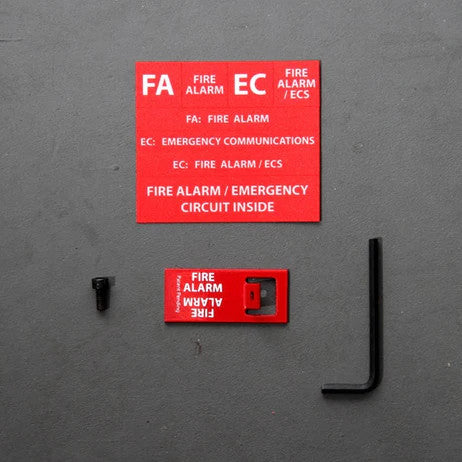 Fire Alarm Circuit Breaker Lock and Panel Identification Labels Kit ...