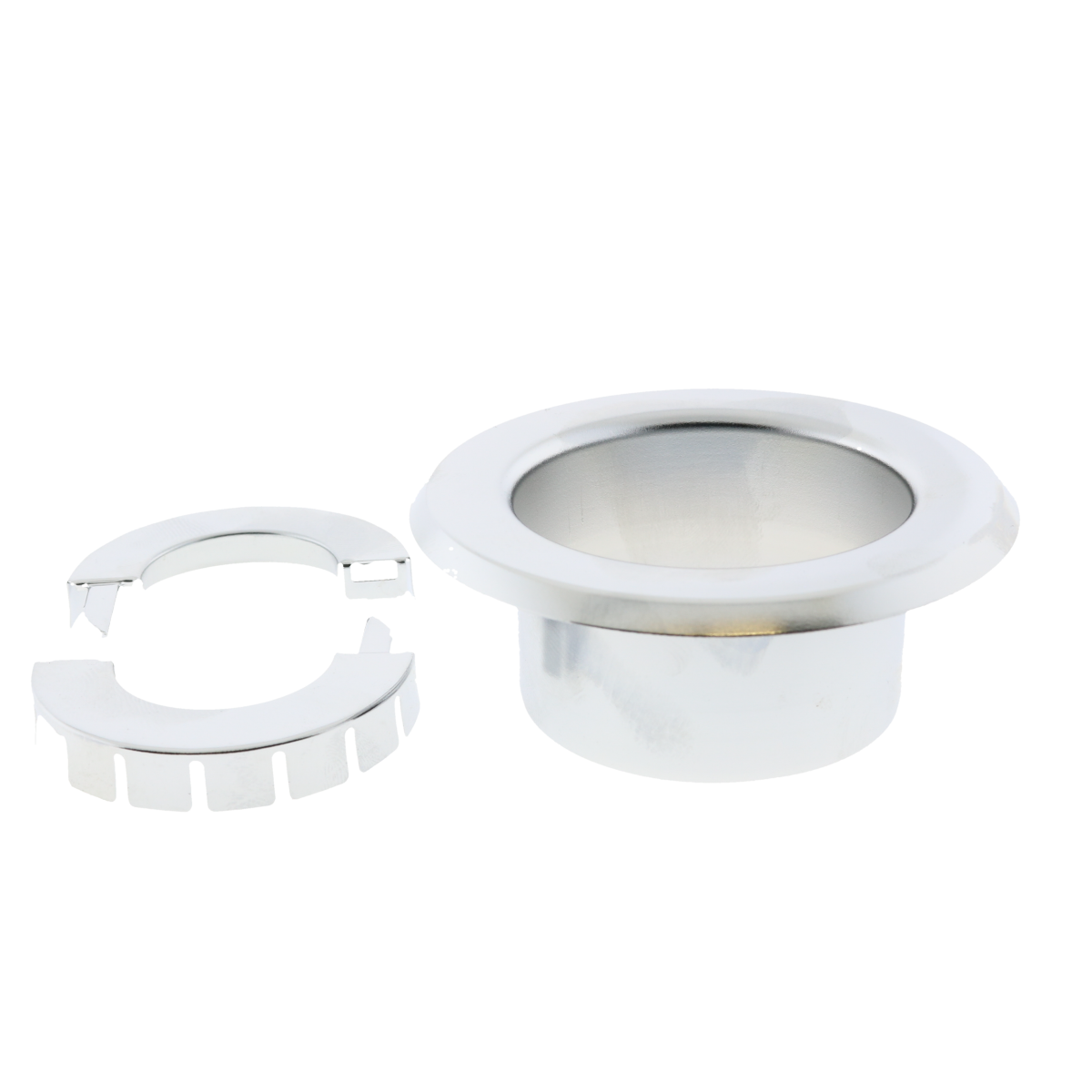 Retrofit Recessed Fire Sprinkler Escutcheon, Steel, Split, 3/4" NPT, C ...