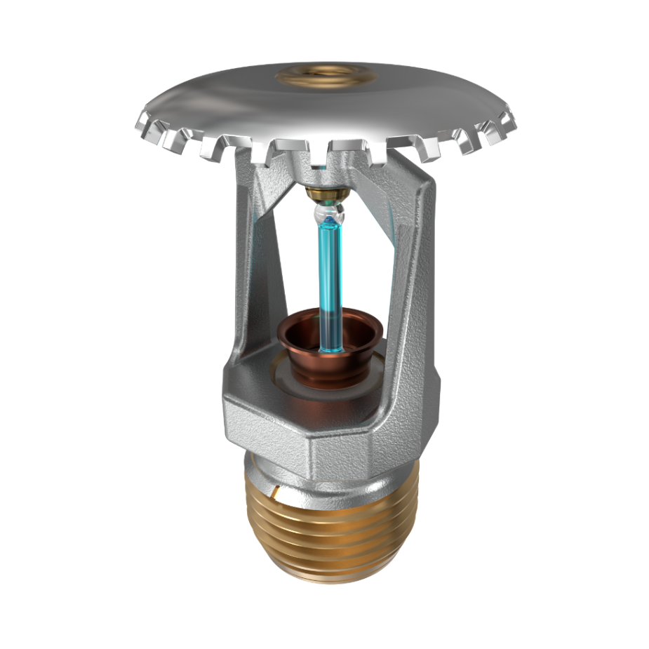 Tyco® TY313, Model TY-FRB, 5.6K, Upright, QR, 1/2" NPT, Chrome, 286 De ...