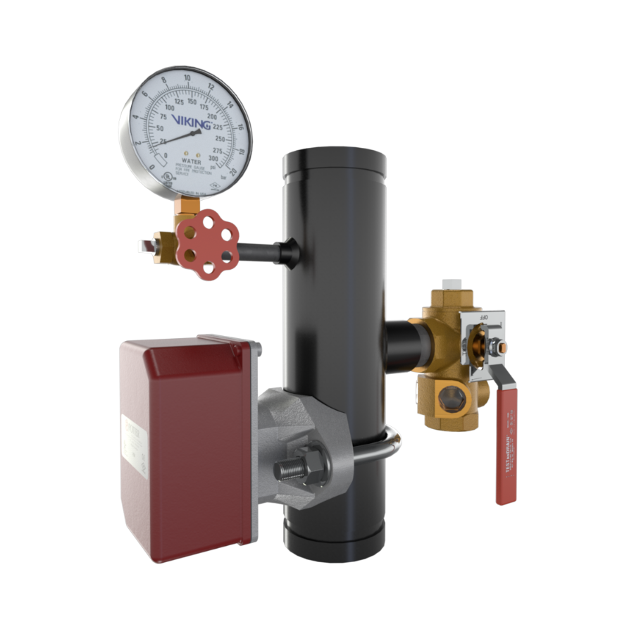 Viking® 14856C EasyPac Commercial Riser Assembly With Test And Drain ...