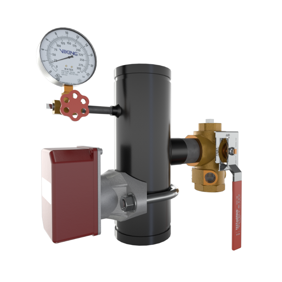 Viking® 14859A EasyPac Commercial Riser Assembly With Test And Drain ...