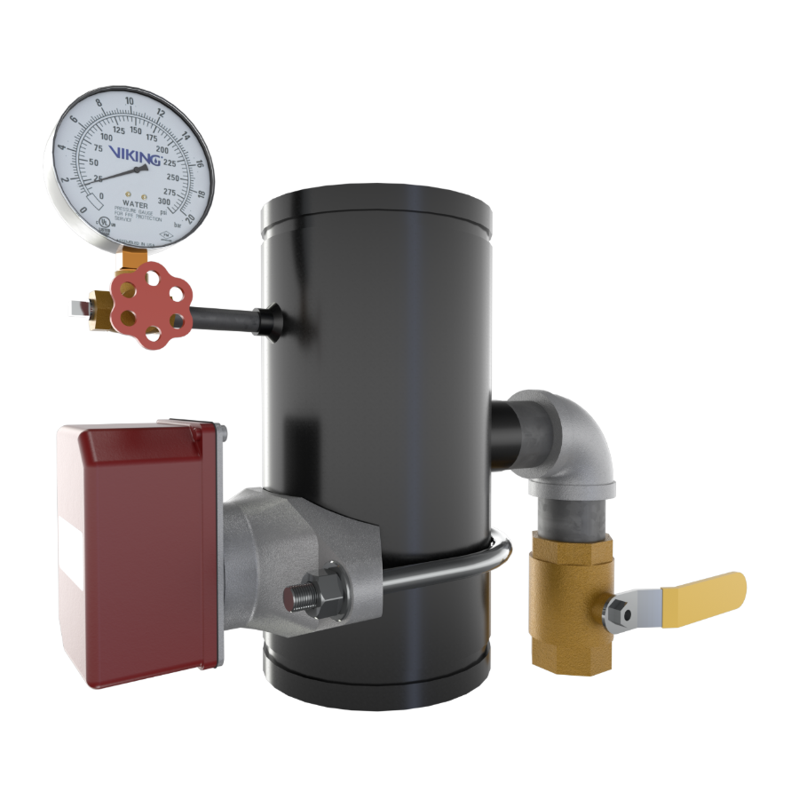 Viking® 14861 EasyPac Commercial Riser Assembly With Ball Valve, Groov ...