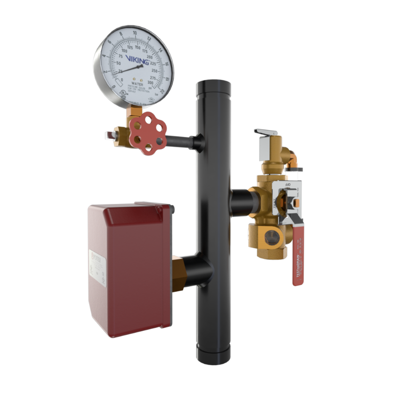 Viking® 14878C300 EasyPac Commercial Riser Assembly With Test And Drai ...