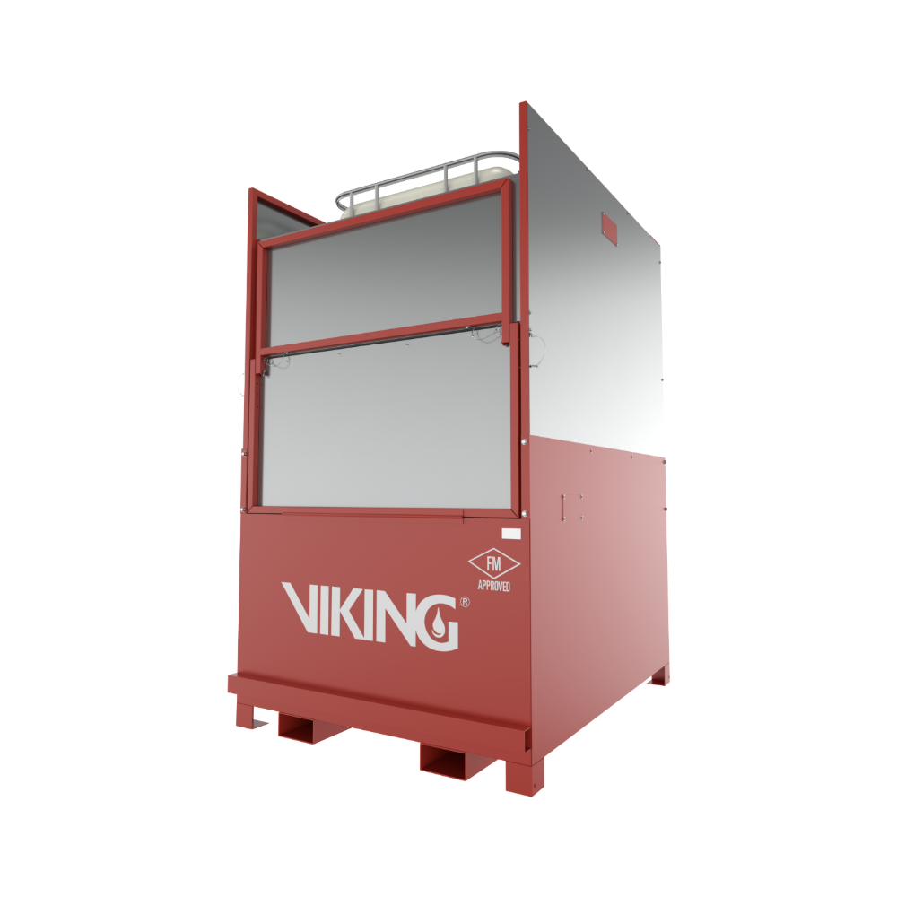 Viking® 24122 Model 330 IBC Spill Containment Unit, With Rollers, Full ...