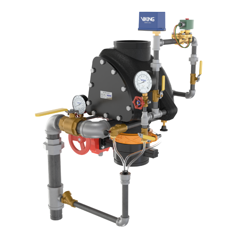 Viking® Model 27345 VXR Dry Pipe Valve System With Model EA-1 Electron ...