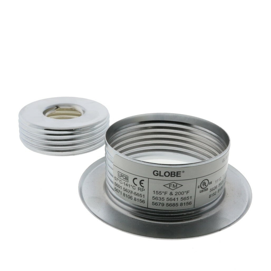 Globe Recessed Threaded Escutcheon - 3/4" Adjustment - Available In Mu ...