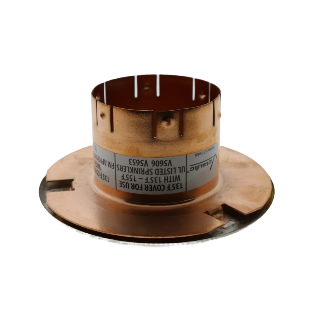Victaulic Model V56 Concealed Fire Sprinkler Cover Plate Escutcheon, L ...